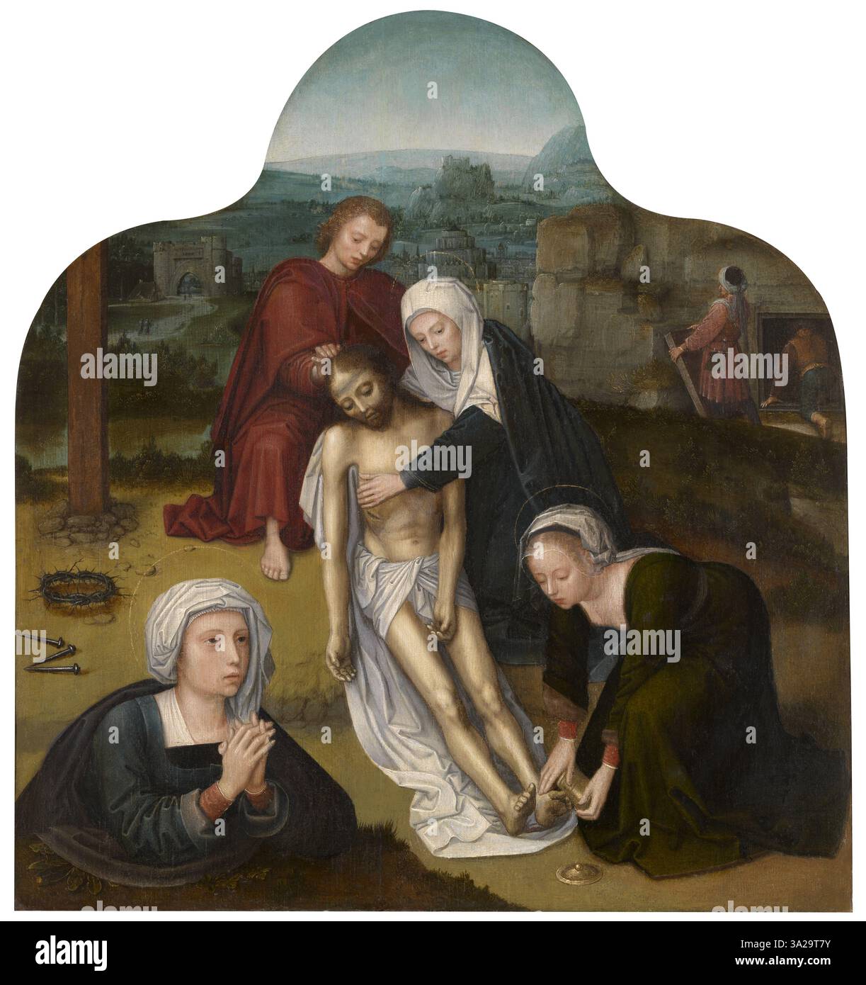 Mourning depiction Cut Out Stock Images & Pictures - Alamy