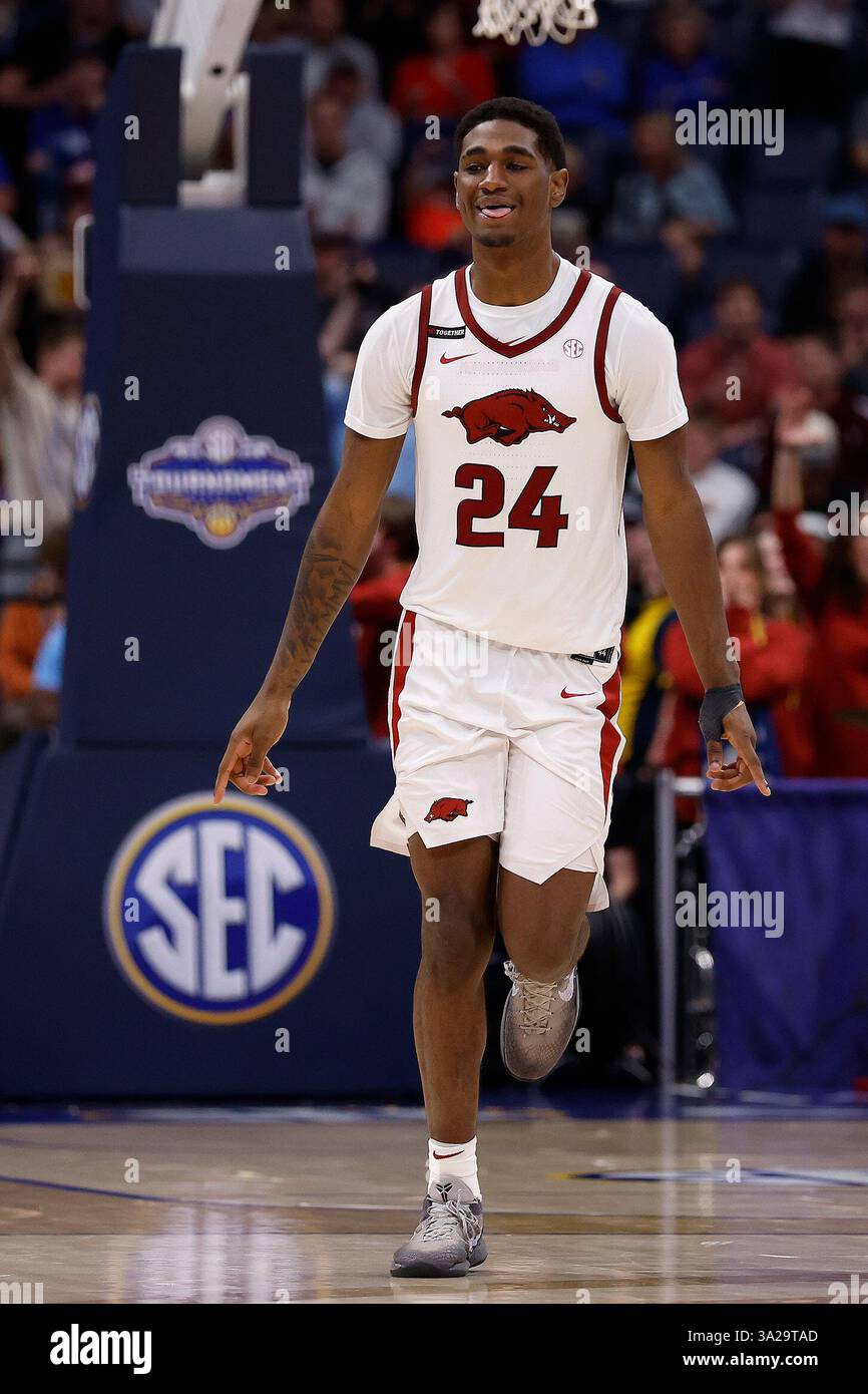 NASHVILLE, TN - MARCH 12: Arkansas Razorbacks forward Billy Richmond ...
