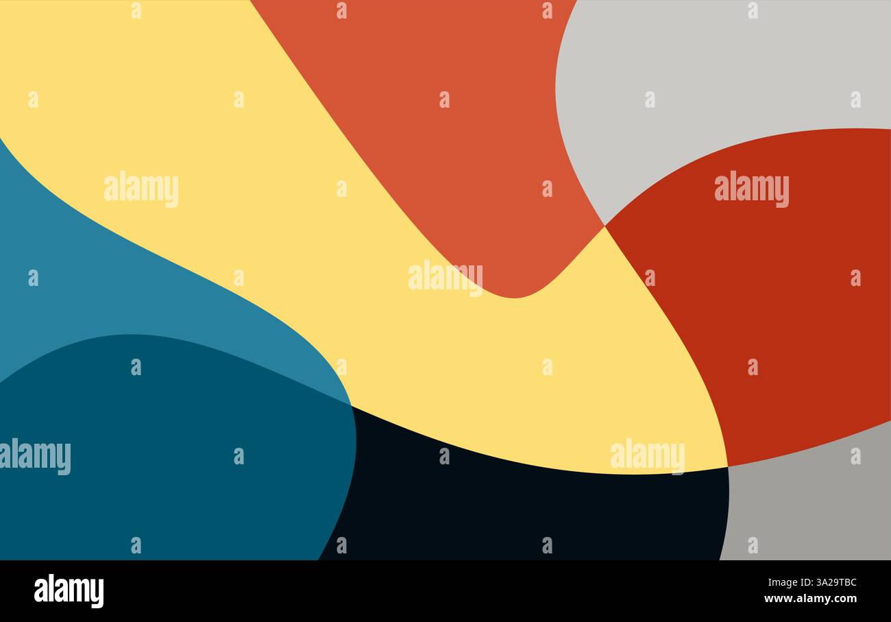 Abstract geometric pop art background with wave pattern Stock Vector ...