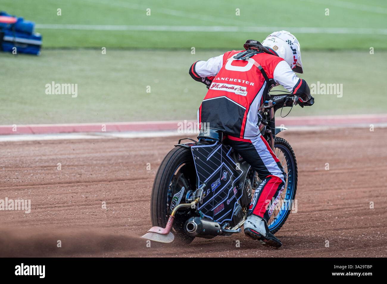 Jack Shimelt does a practice start during the Belle Vue Aces Media Day ...
