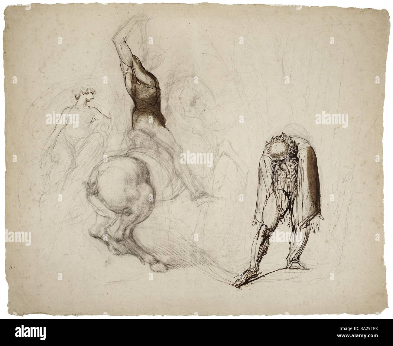 Fuseli’s figure studies reveal his skill in portraying the human form ...