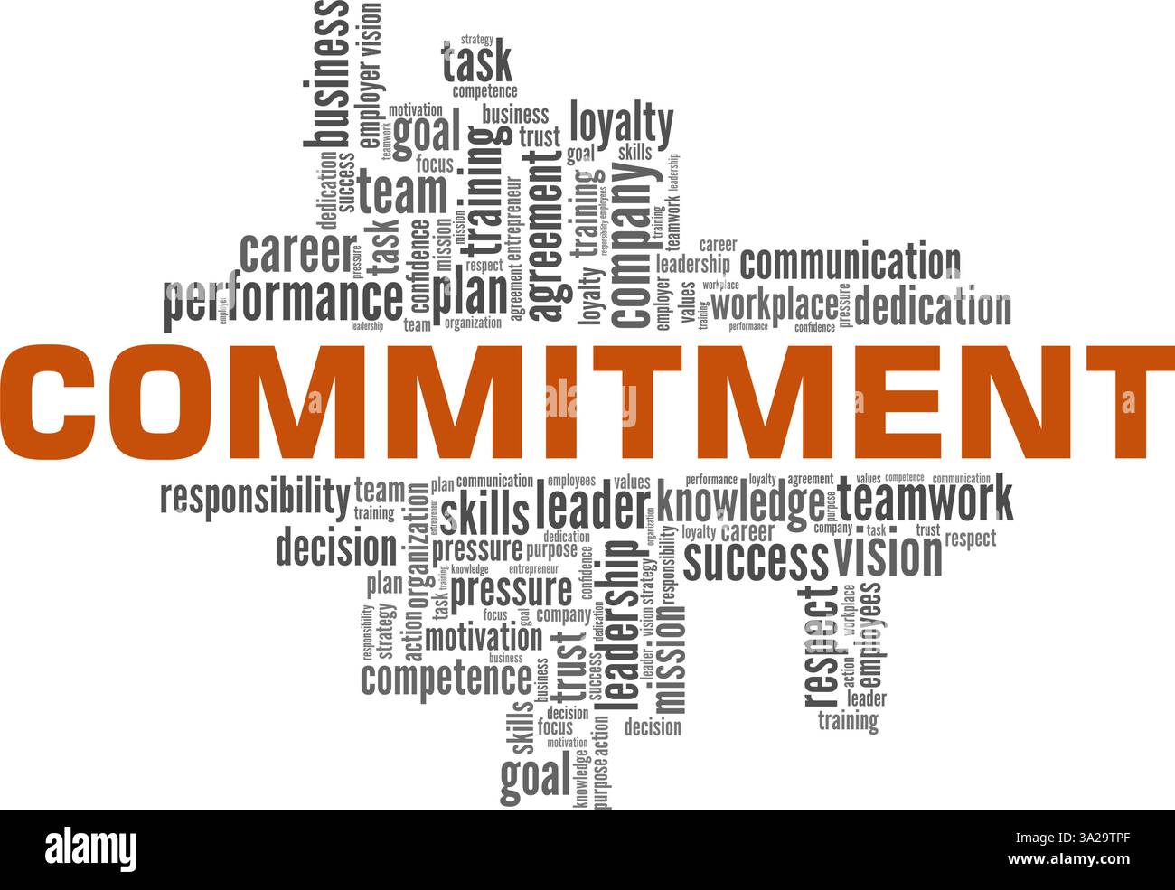 Determination and commitment Stock Vector Images - Alamy