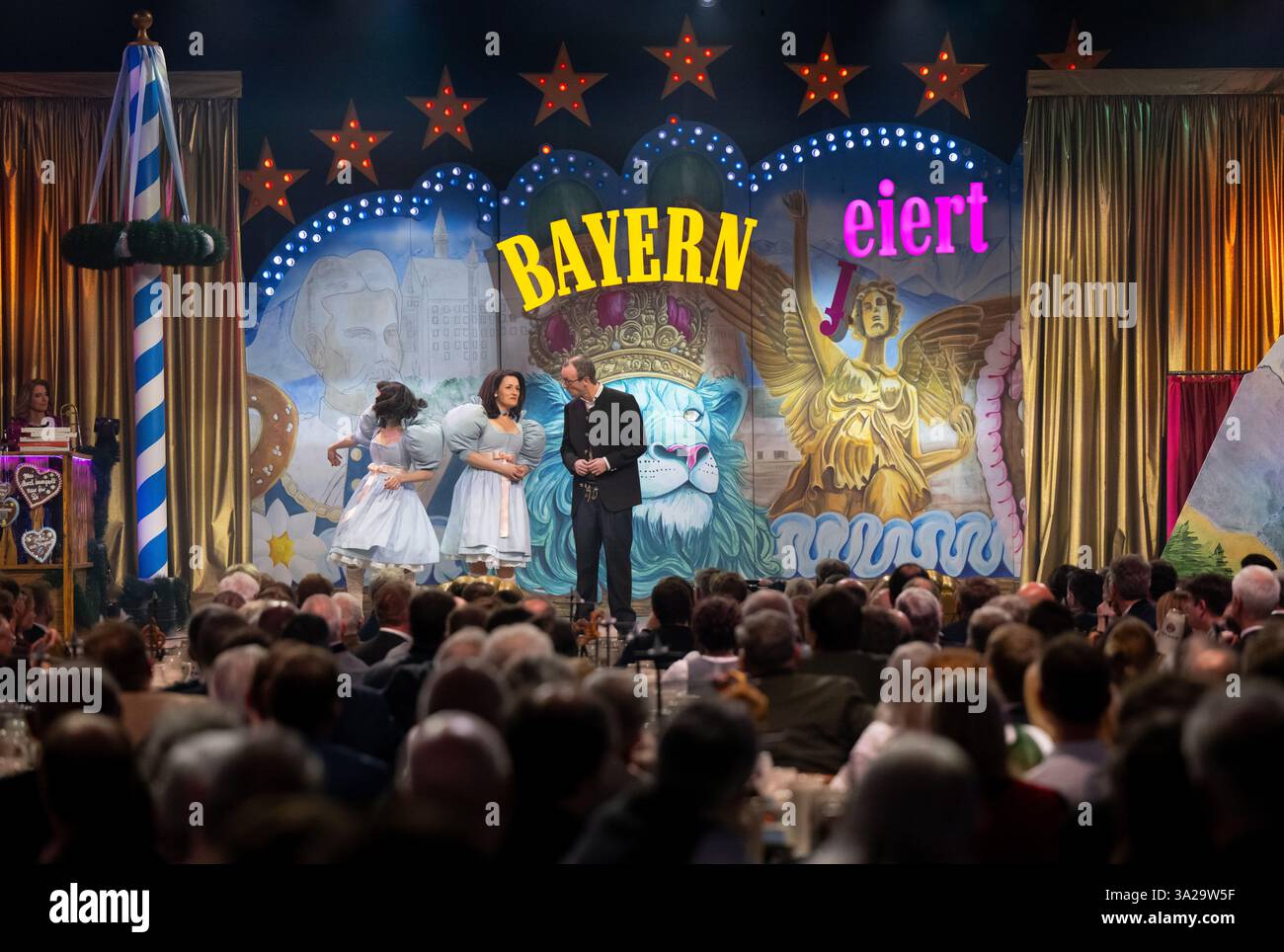12 March 2025, Bavaria, Munich: Eli Wasserscheid (l-r, as deputy ...