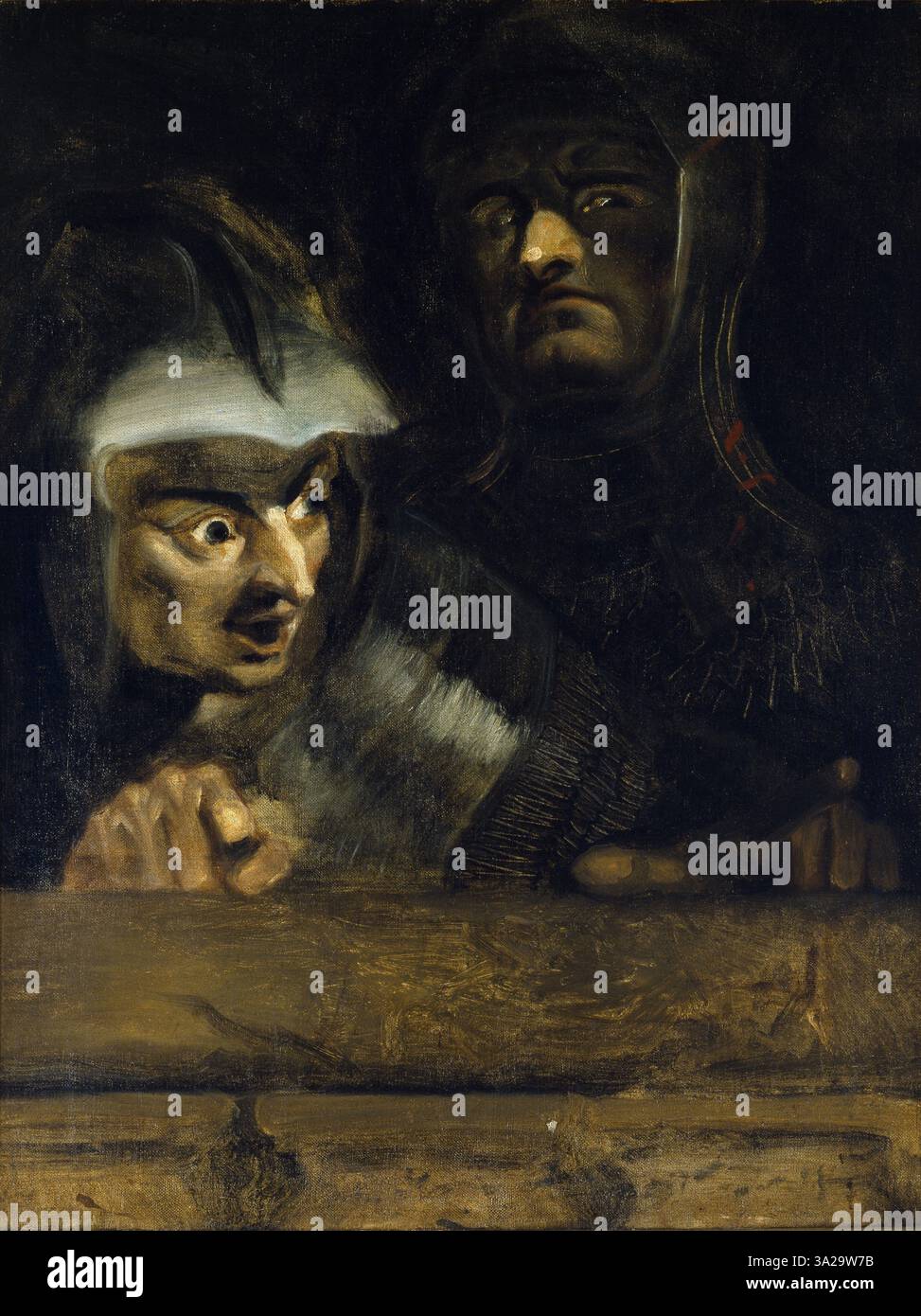 Fuseli captures the moment when the two murderers of the Duke of ...