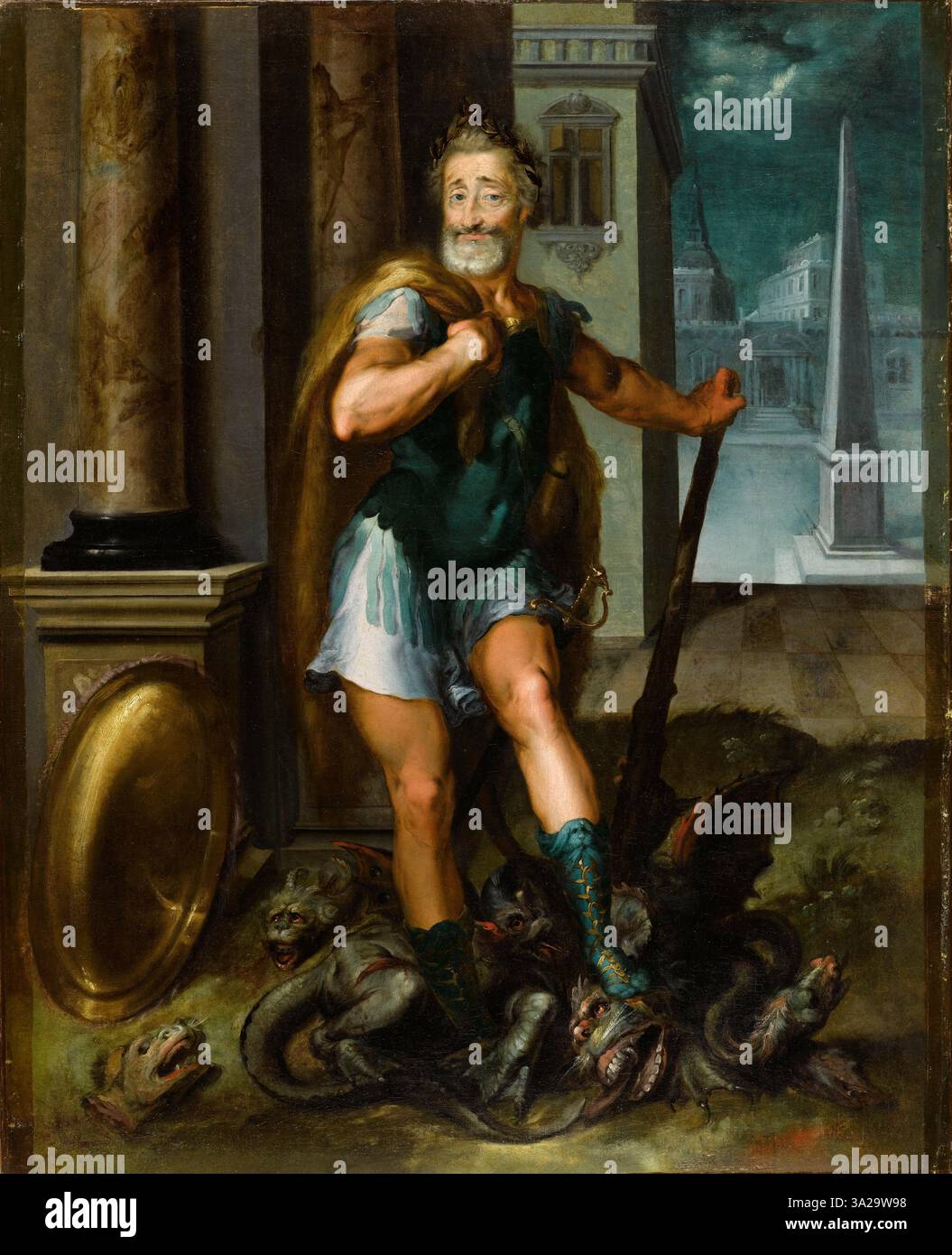 'Henry IV as Hercules slaying the Lernaean Hydra' portrays King Henry ...