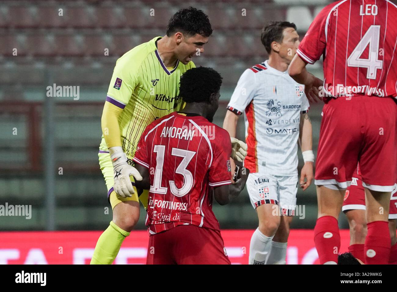 Perugia, Italy. 11th Mar, 2025. luca gemello (n.1 perugia calcio) peter ...
