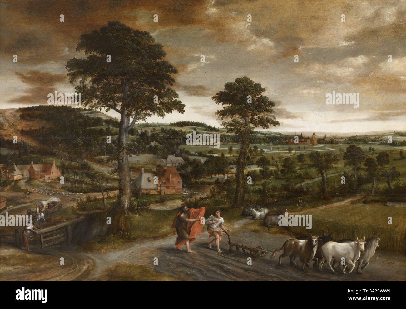 Jan Massijs’ 'The Calling of Elisha' illustrates the moment the prophet ...