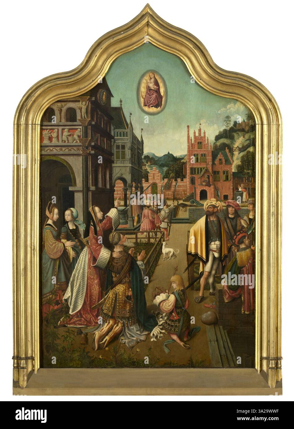 Jan Mostaert’s 'The Tiburtine Sibyl' portrays the ancient prophetess, a ...