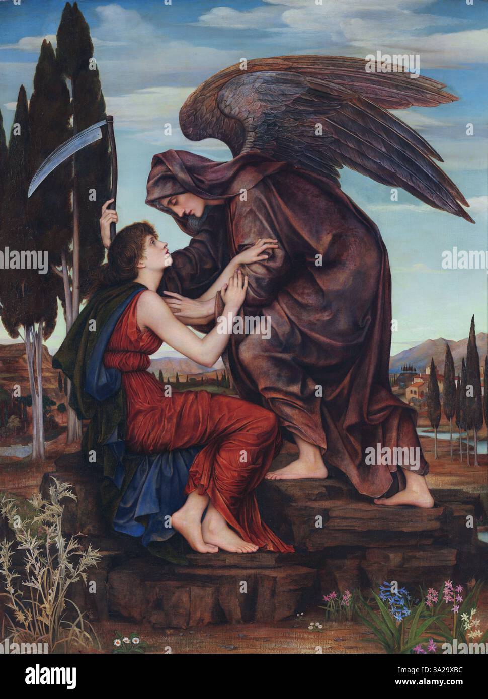 Evelyn De Morgan’s 1881 painting depicts the Angel of Death, capturing ...