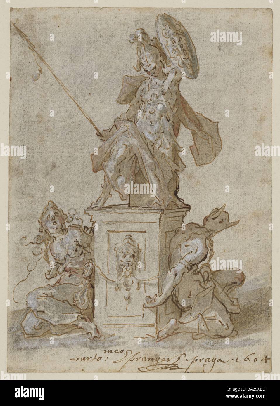 'Minerva als Siegerin über Neid und Unwissenheit' (Minerva Victorious ...