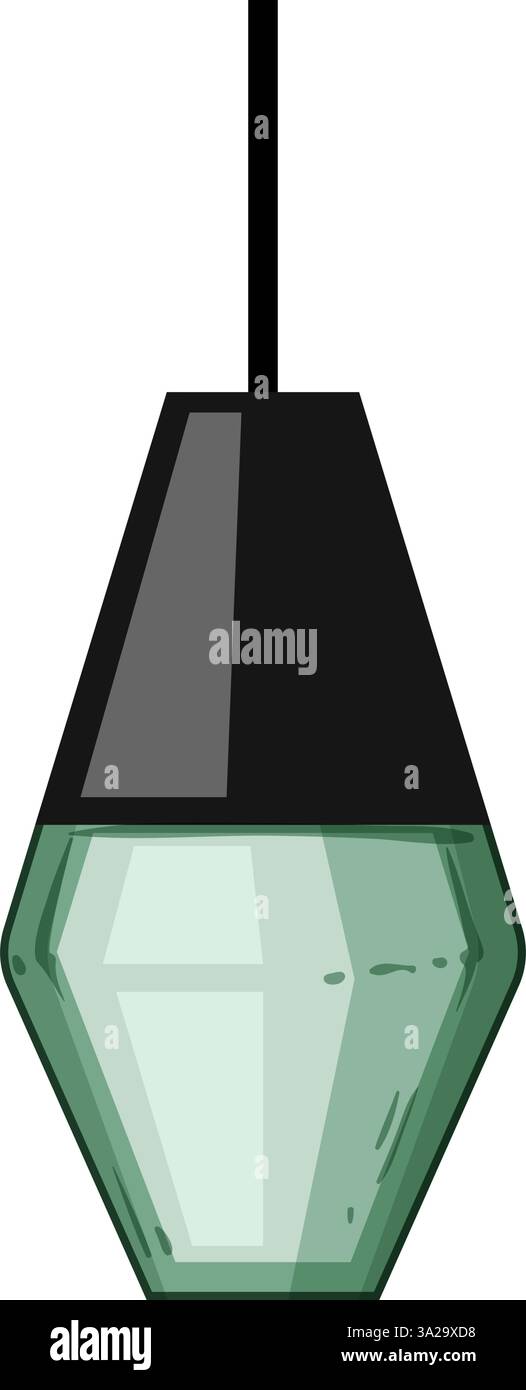 led pendant lights cartoon vector illustration Stock Vector Image & Art ...