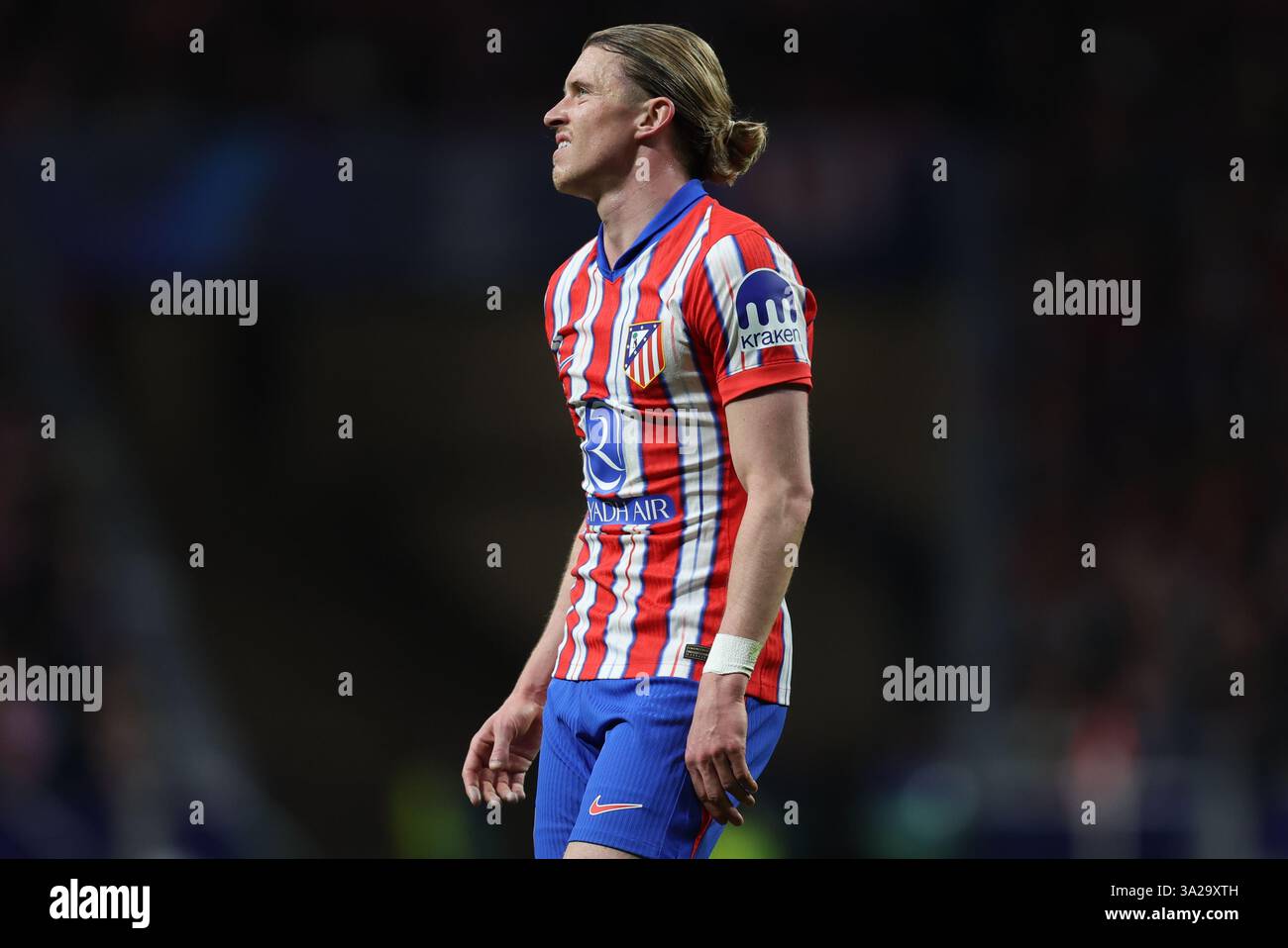 Madrid, Spain. 12th Mar, 2025. Connor Gallagher of Atletico de Madrid ...
