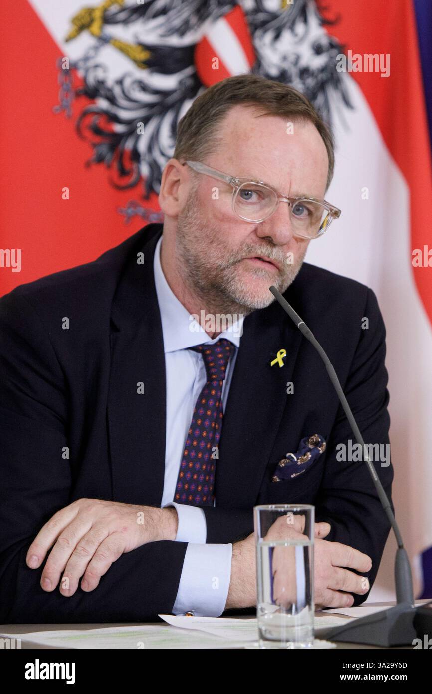 AUSTRIA; VIENNA; 20250312; State Secretary for Deregulation Sepp ...