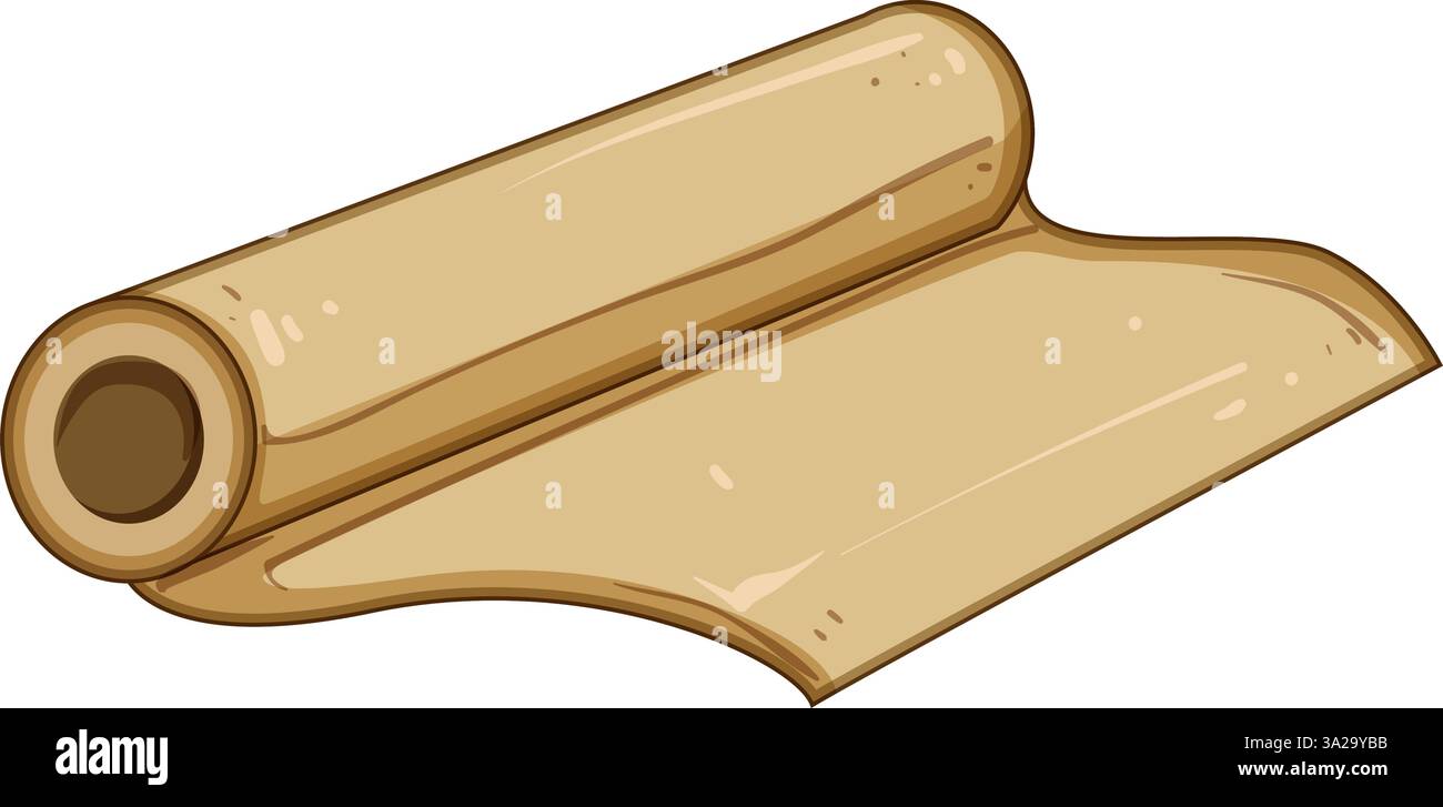 reusable parchment paper cartoon vector illustration Stock Vector Image ...