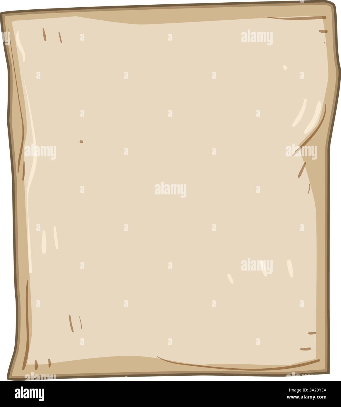 cooking parchment paper cartoon vector illustration Stock Vector Image ...