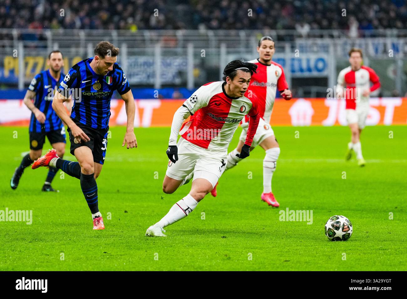 Milan, Italy. 11th Mar, 2025. Milan - Carlos Augusto of FC Inter Milano ...