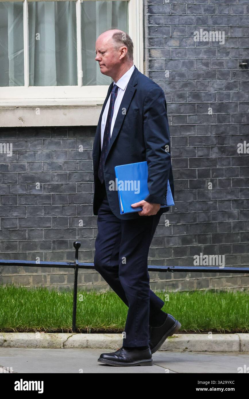 London, UK. 12th March 2025. Sir Chris Whitty, Professor Whitty, KCB ...