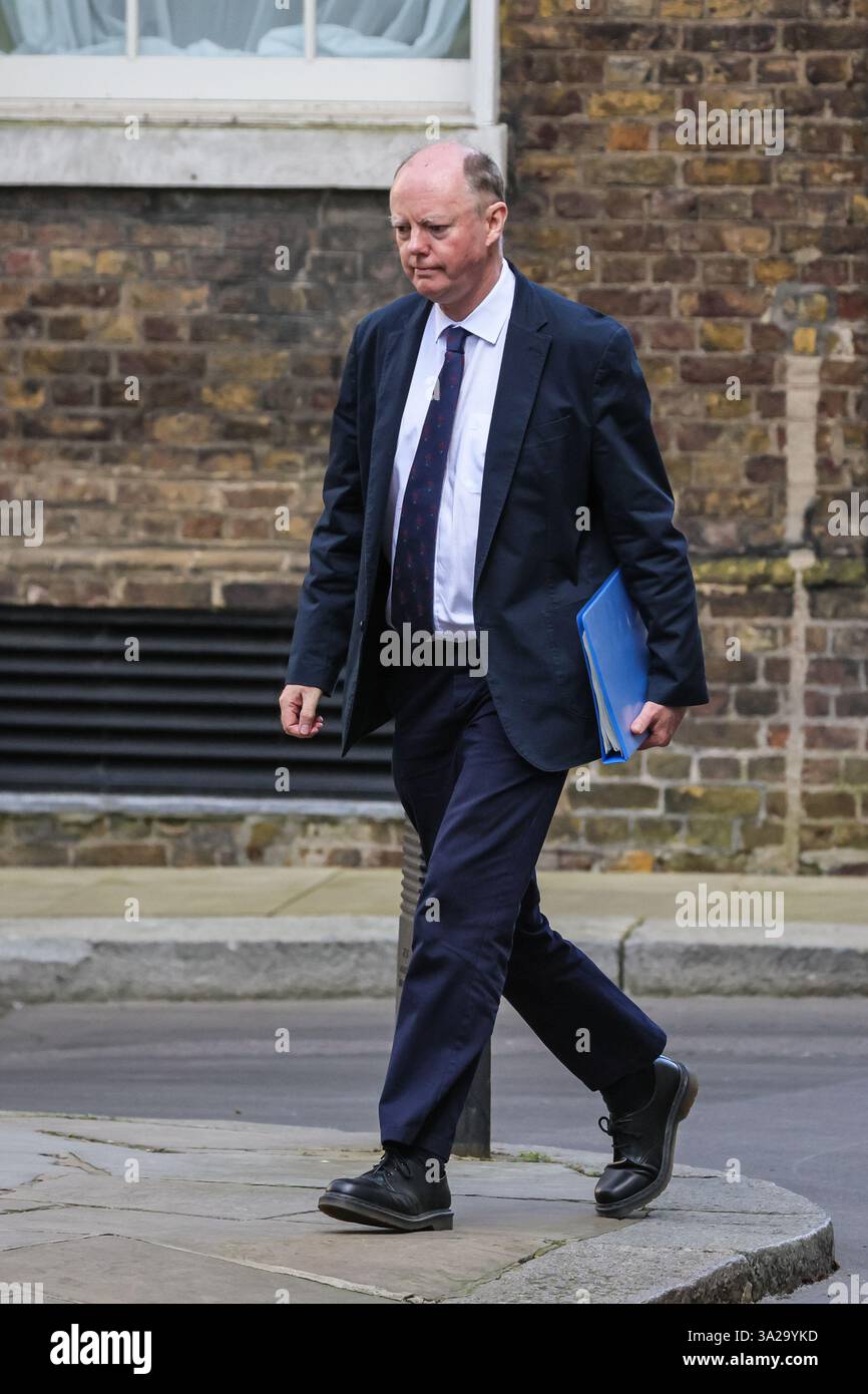 London, UK. 12th Mar, 2025. Sir Chris Whitty, Professor Whitty, KCB FRS ...