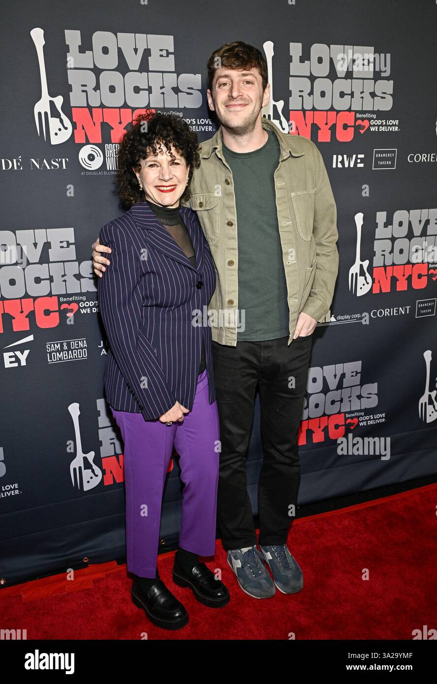 Susie Essman, left, and Alex Edelman attend the 9th annual Love Rocks ...