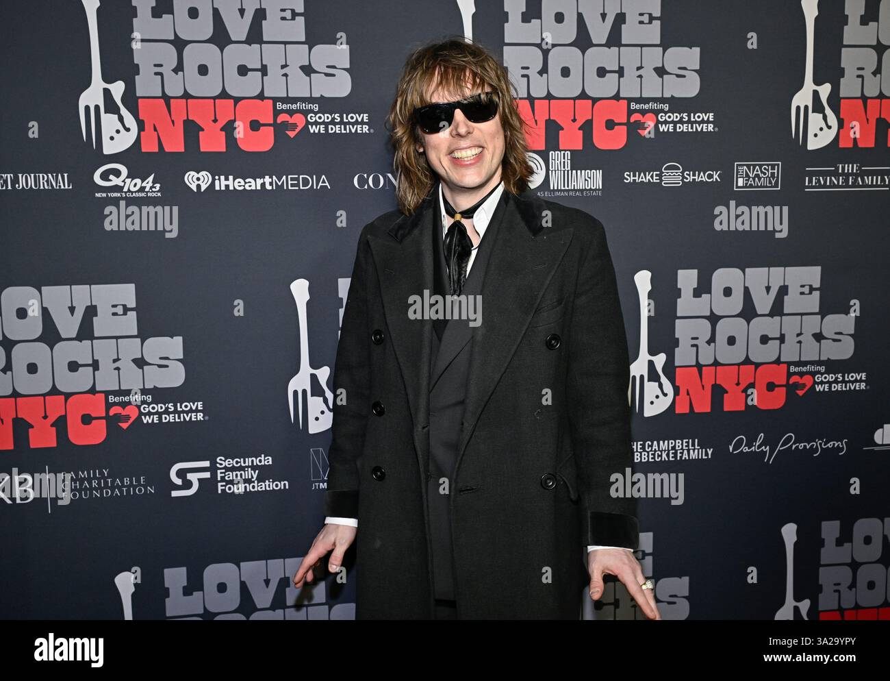 Luke Spiller attends the 9th annual Love Rocks NYC concert benefiting ...