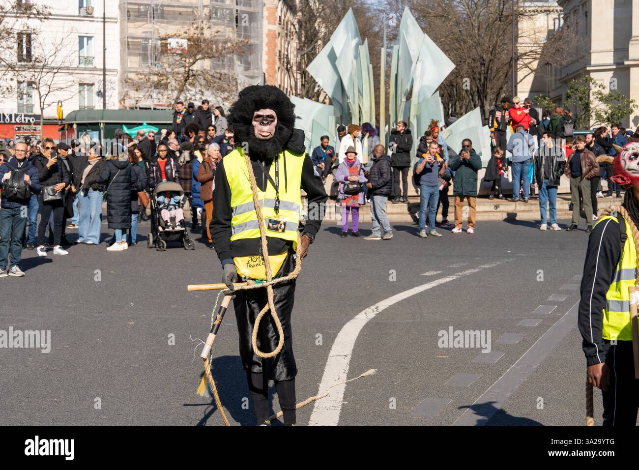 Carnival revelers bring vibrant spirit to the streets of Paris in 2025 ...
