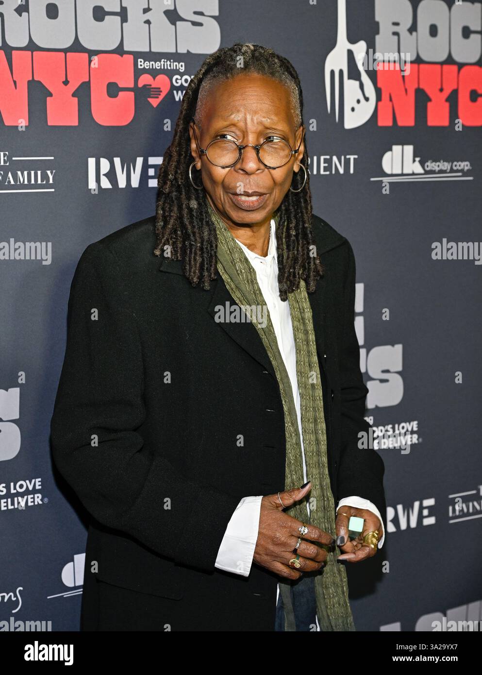 Whoopi Goldberg attends the 9th annual Love Rocks NYC concert ...