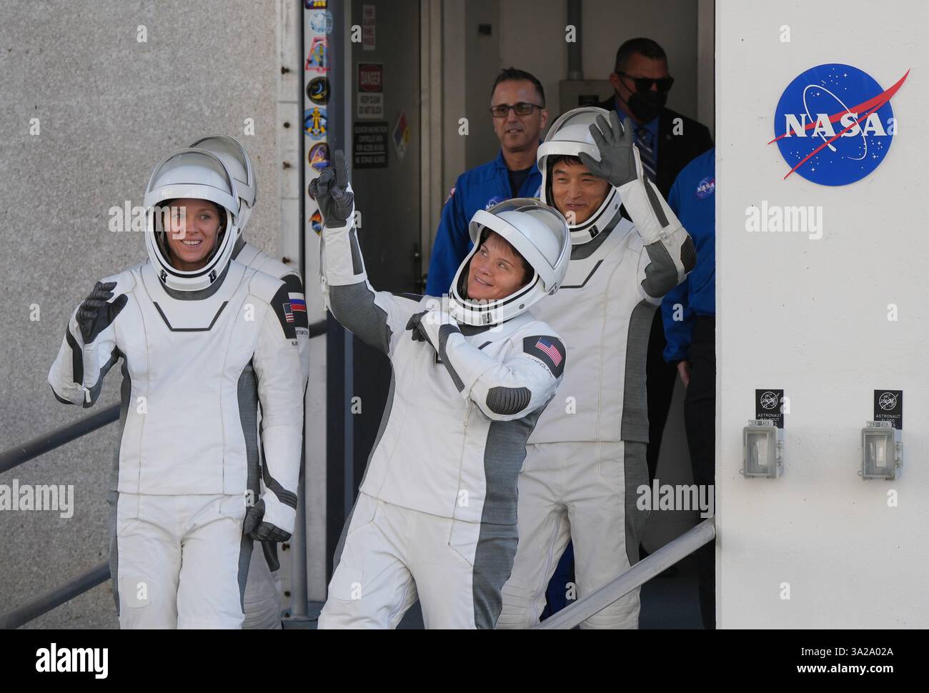 Members of the SpaceX NASA Crew-10 mission, JAXA Astronaut Takuya ...