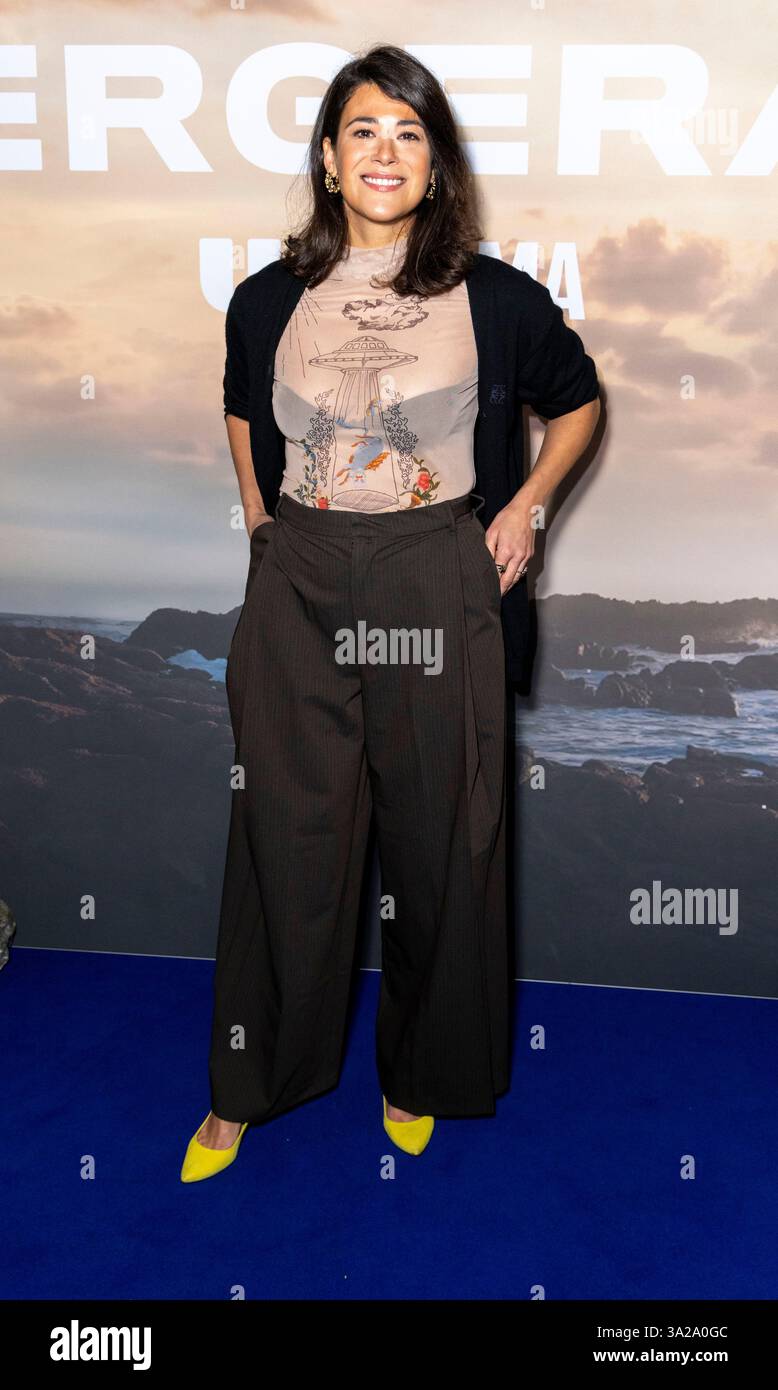 Celine Arden attends the UKTV Premiere of Bergerac at the Curzon Hoxton, London, UK 19th Fe 2025 ...