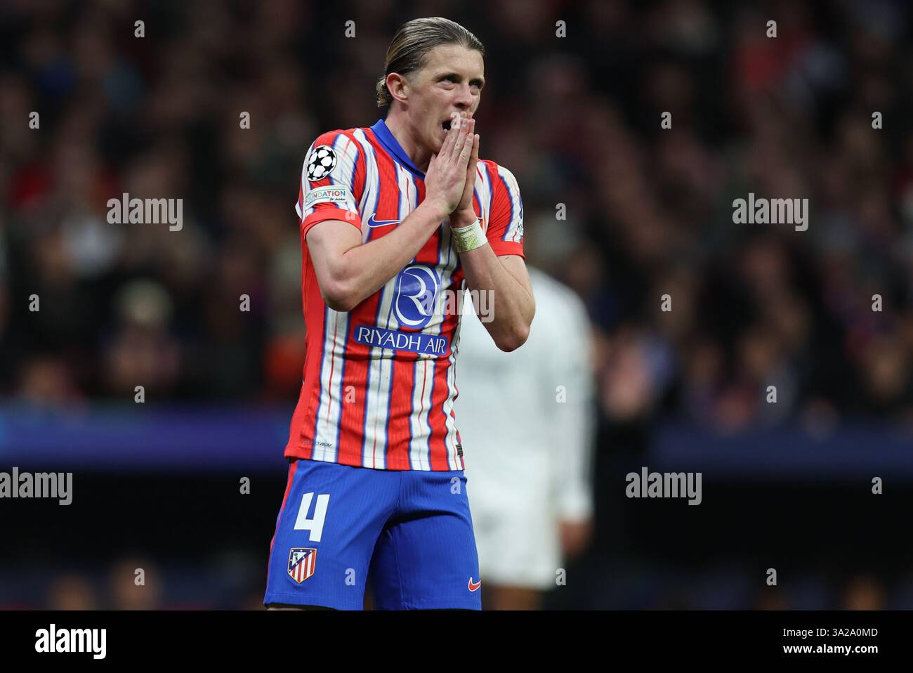 Madrid, Spain. 12th Mar, 2025. Connor Gallagher of Atletico de Madrid ...