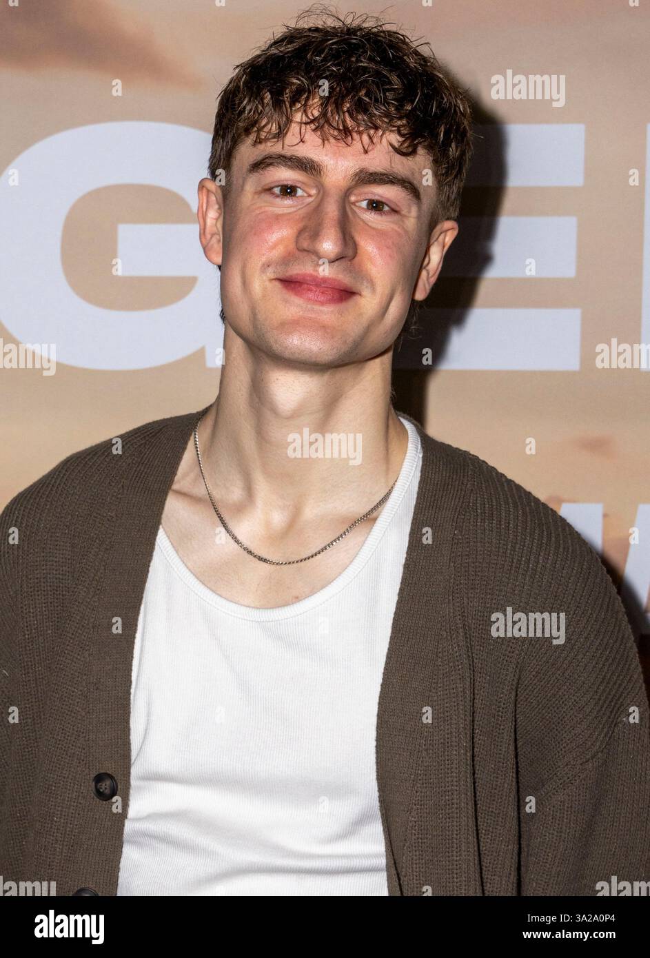 Luke Nunn attends the UKTV Premiere of Bergerac at the Curzon Hoxton ...