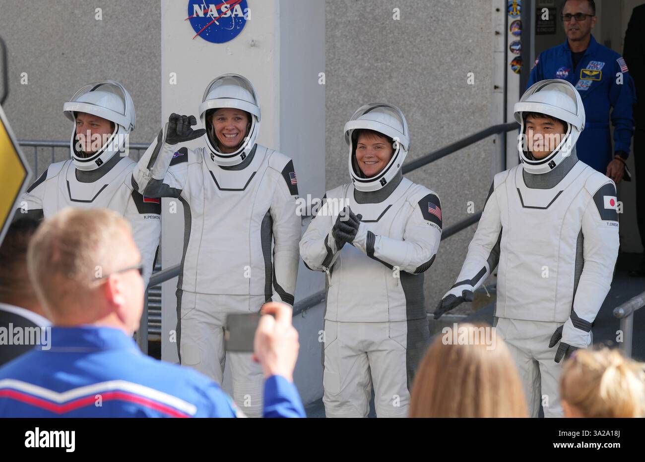 Members of the SpaceX NASA Crew-10 mission, Roscosmos Cosmonaut Kiril ...