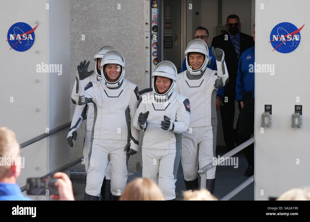 Members of the SpaceX NASA Crew-10 mission, NASA Astronaut Nichole ...