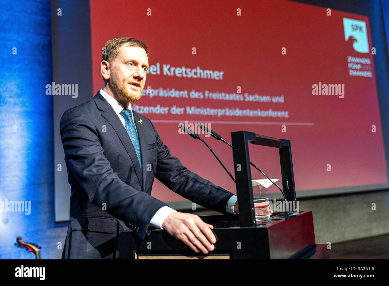 Michael Kretschmer Jahresempfang SPK 2025, am 12.03.2025 in Berlin ...