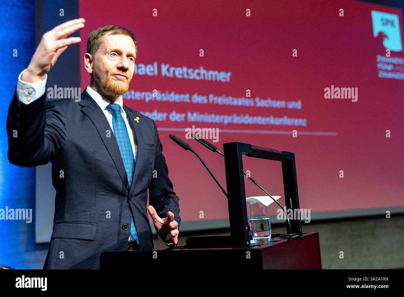 Michael Kretschmer Jahresempfang SPK 2025, am 12.03.2025 in Berlin ...