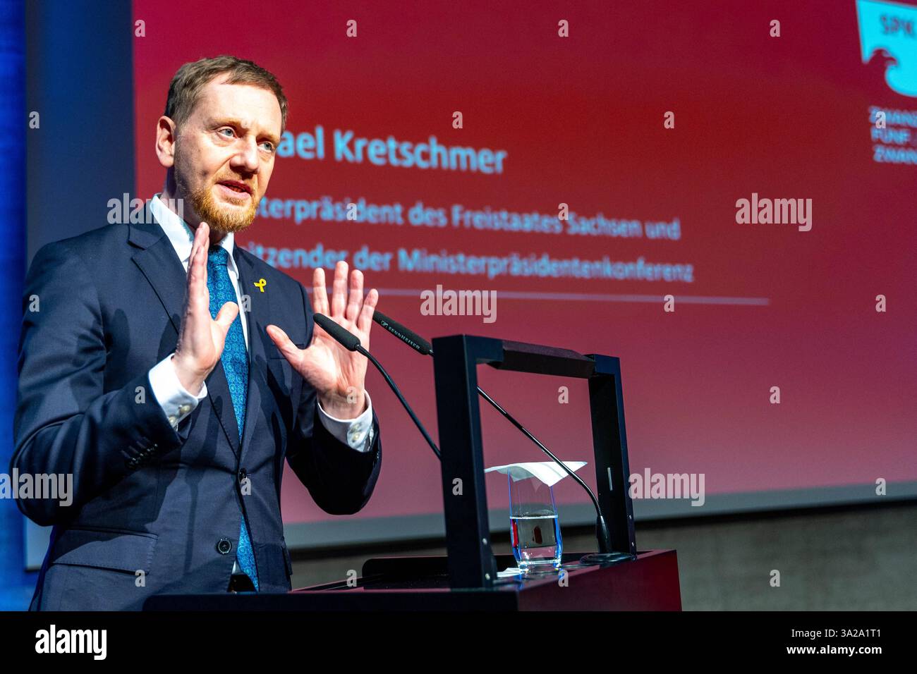 Michael Kretschmer Jahresempfang SPK 2025, am 12.03.2025 in Berlin ...