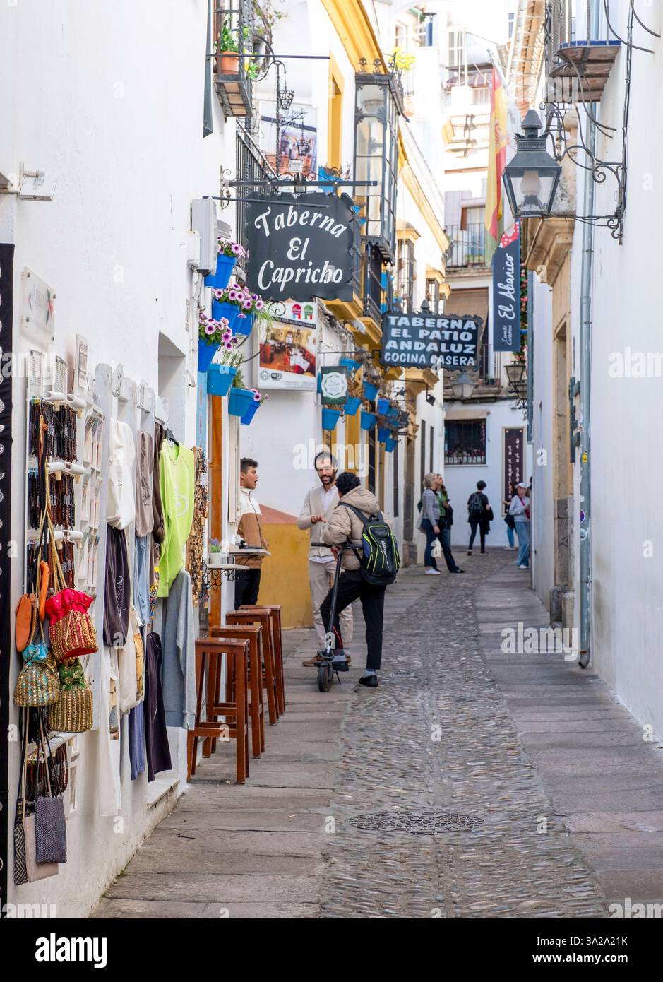 Side street in Cordoba City Andalusia,Spain Stock Photo - Alamy