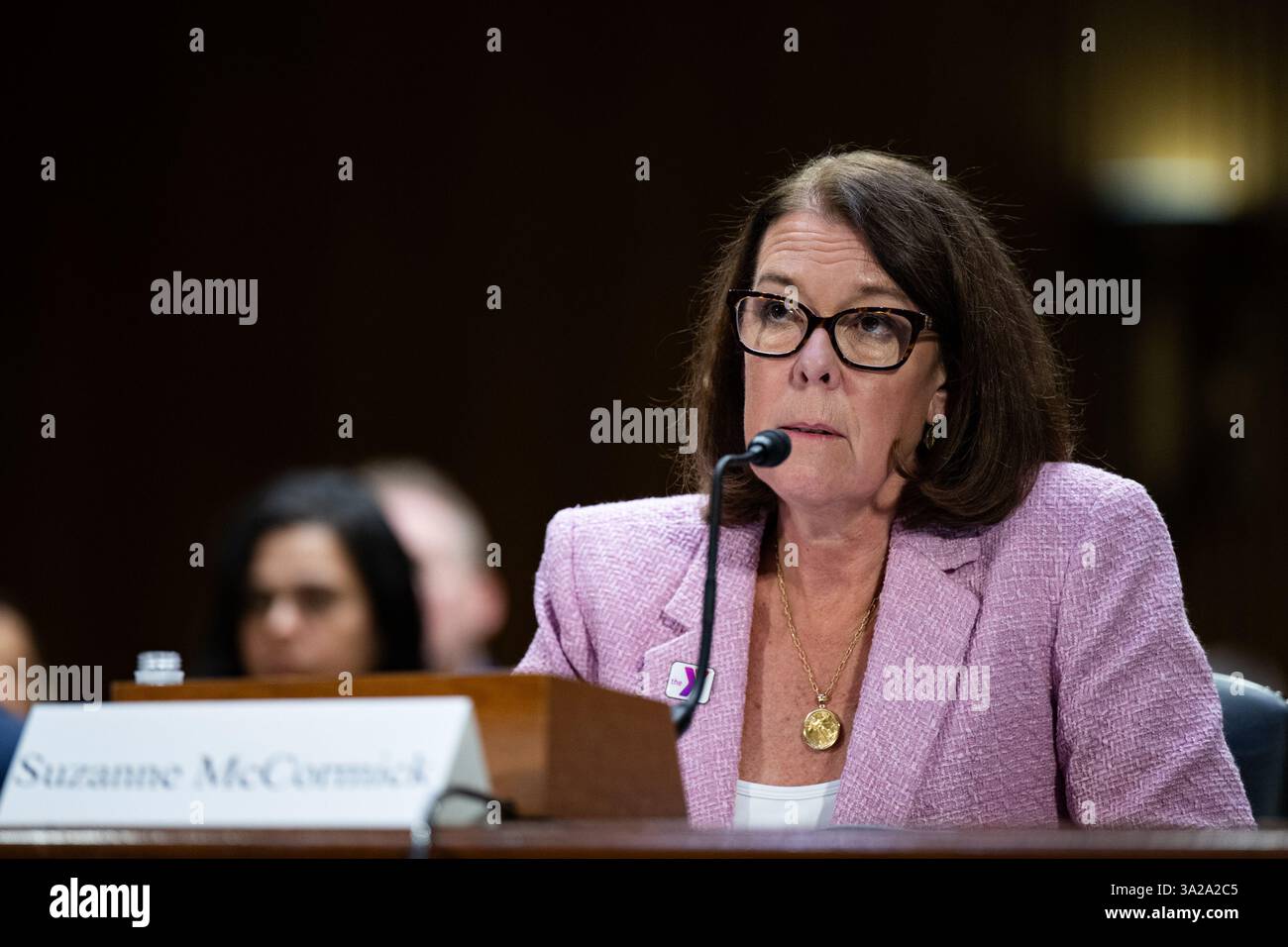 Washington, USA. 12th Mar, 2025. Suzanne McCormick, YMCA of the USA at ...