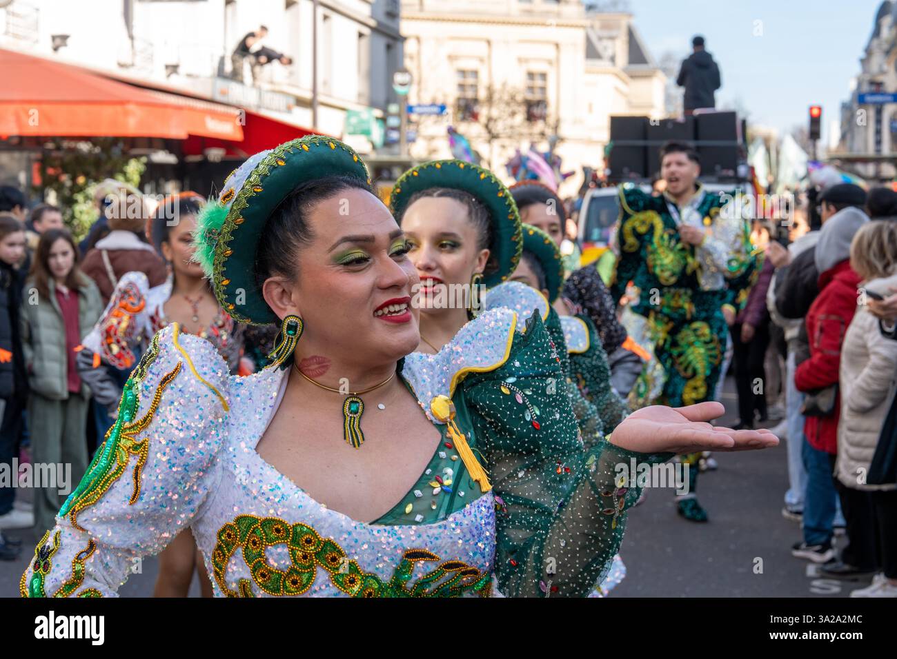 Festive spirit and vibrant costumes come alive at the Paris Carnival ...
