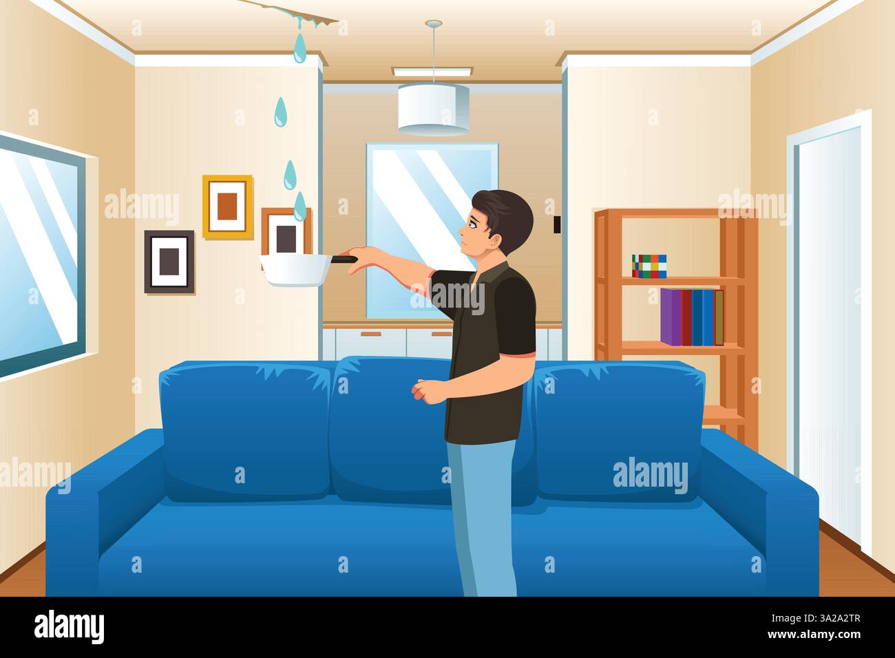 Room in the roof Stock Vector Images - Alamy