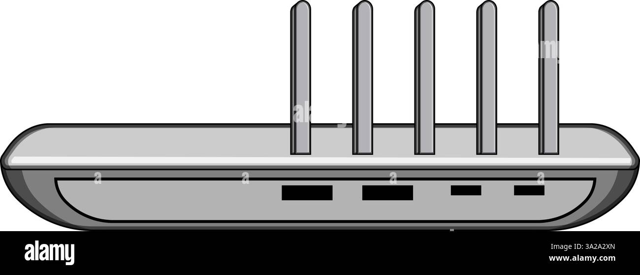 travel multi device charging station cartoon vector illustration Stock ...