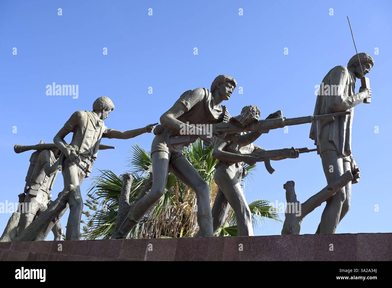 ETHIOPIA, Mekelle, Tigrai Martyrs memorial monument center for the war ...