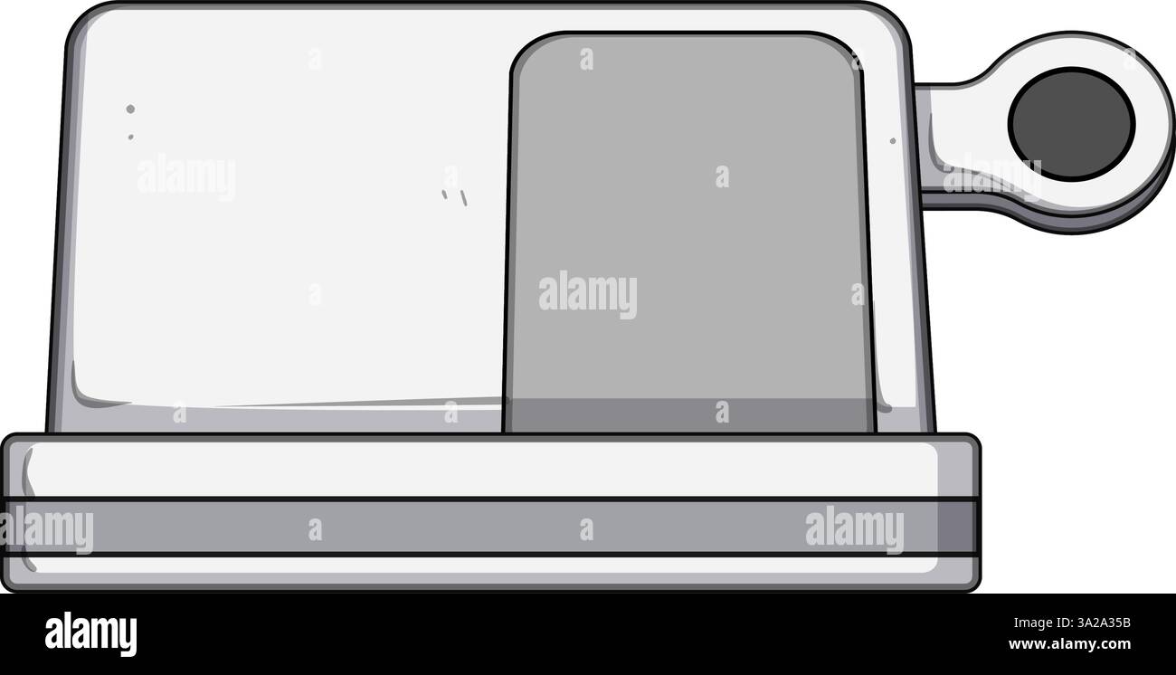 smcompact multi device charging station cartoon vector illustration ...