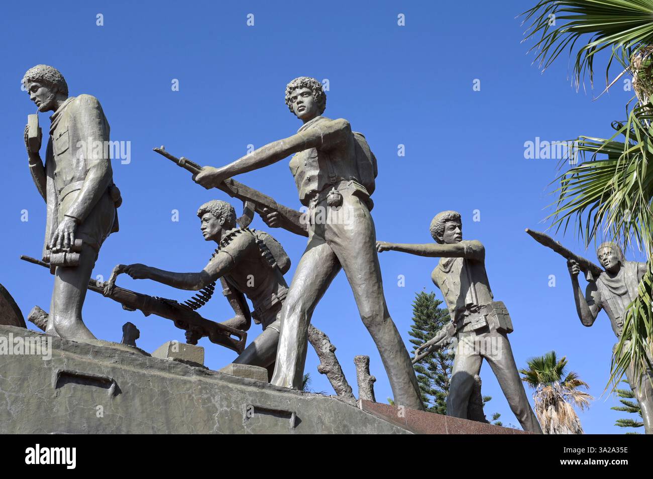ETHIOPIA, Mekelle, Tigrai Martyrs memorial monument center for the war ...