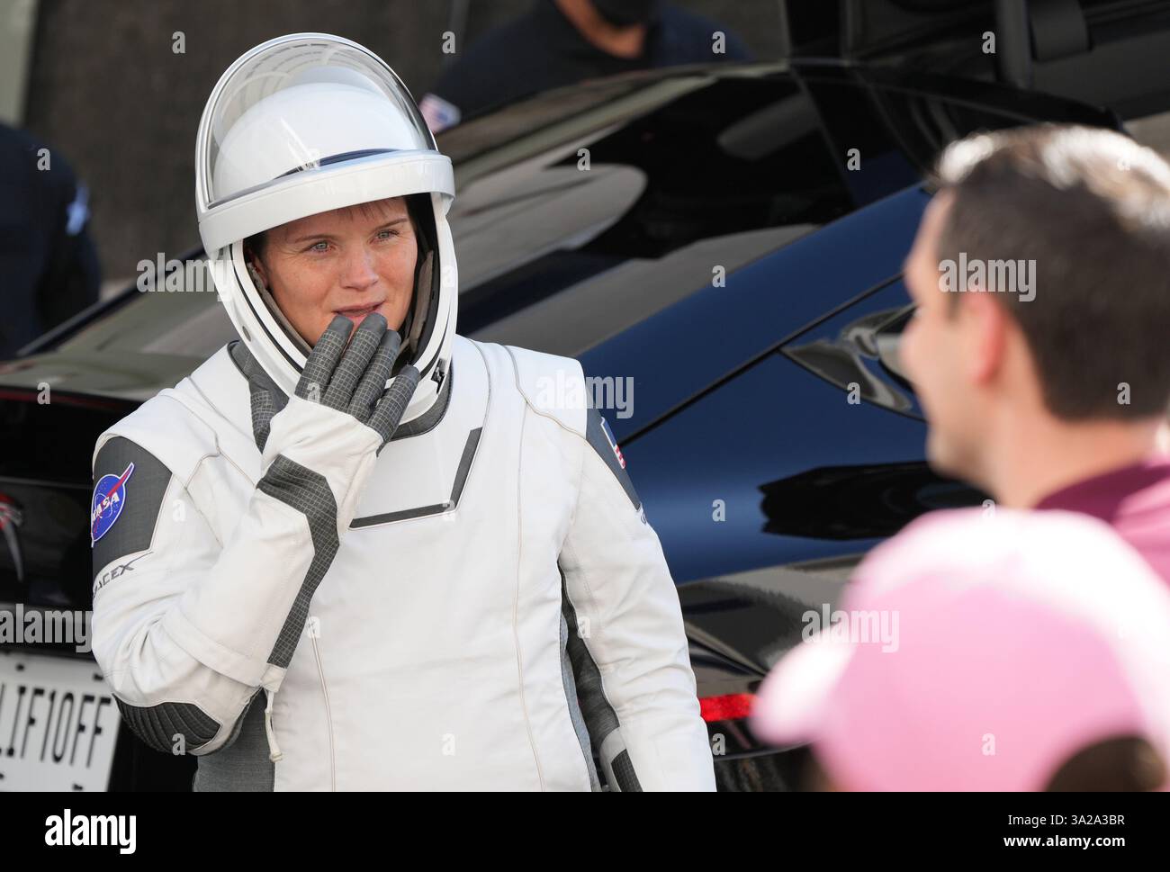 NASA Astronaut Anne McClain of the SpaceX NASA Crew-10 mission walks ...