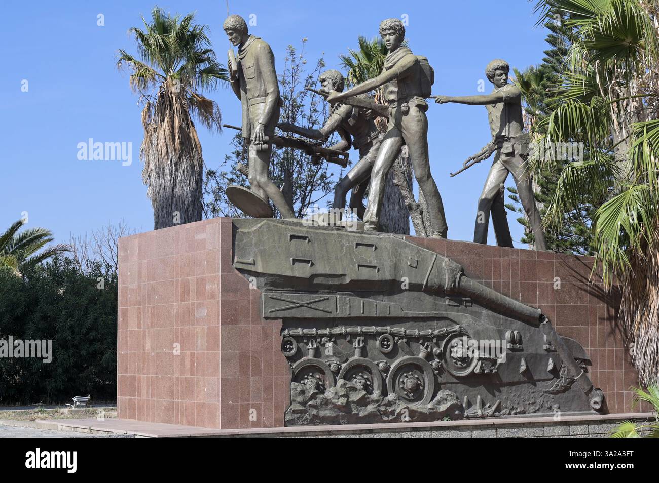 ETHIOPIA, Mekelle, Tigrai Martyrs memorial monument center for the war ...