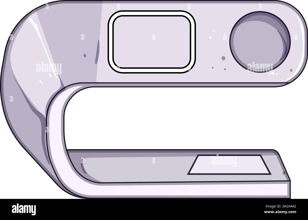 portable multi device charging station cartoon vector illustration ...