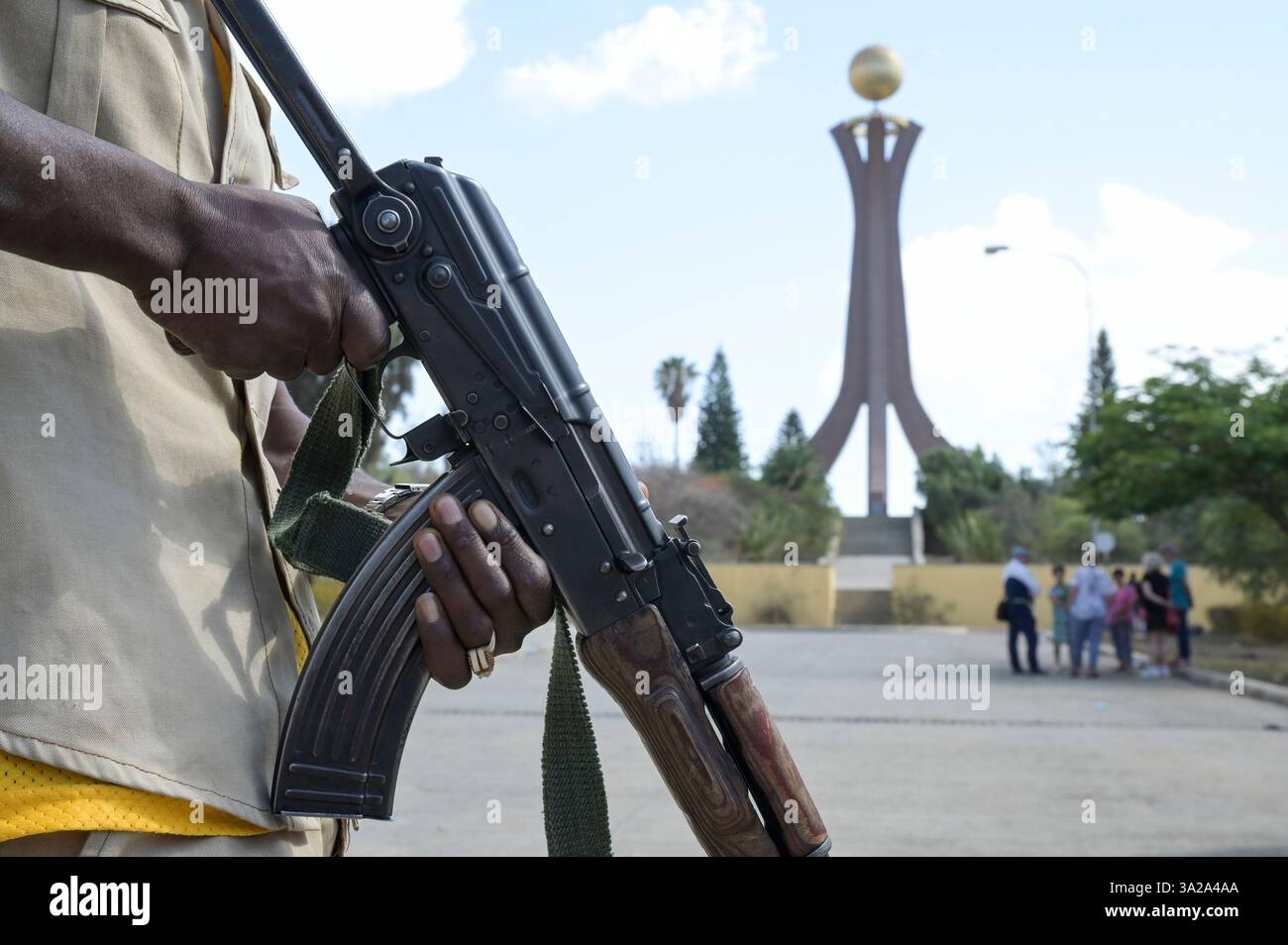 ETHIOPIA, Mekelle, Tigrai Martyrs memorial monument center for the war ...