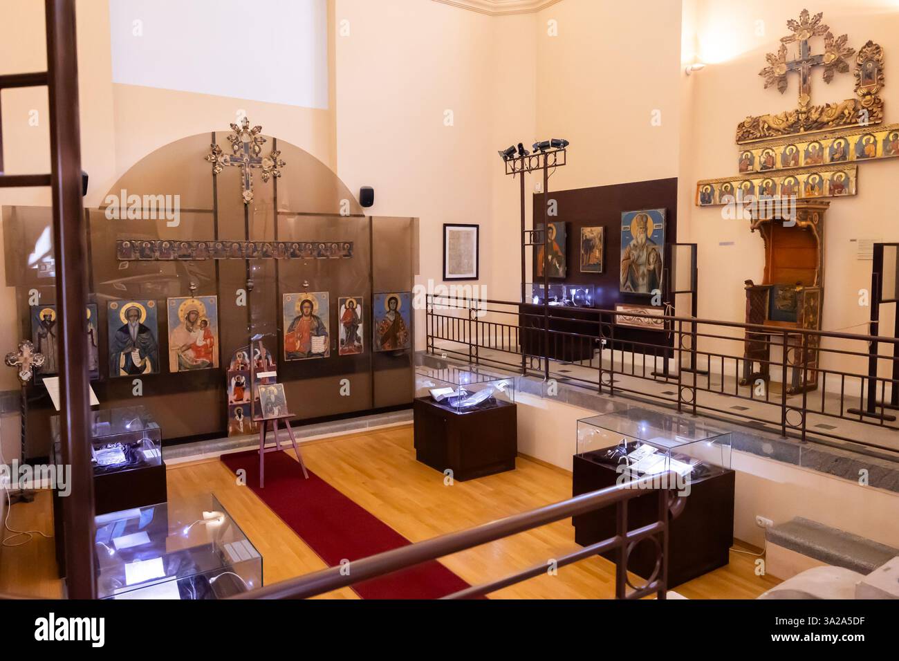 Reproduction of medieval Orthodox church at Regional History Museum ...
