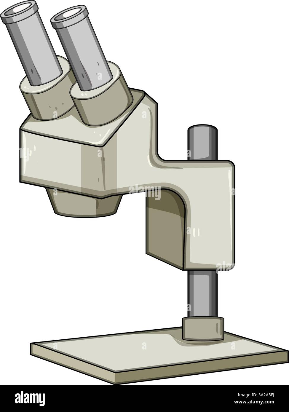 focus microscope cartoon vector illustration Stock Vector Image & Art ...