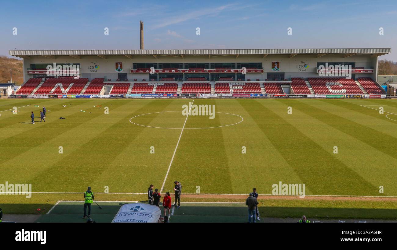 Northampton, United Kingdom. 9 March, 2025: The new East Stand at ...